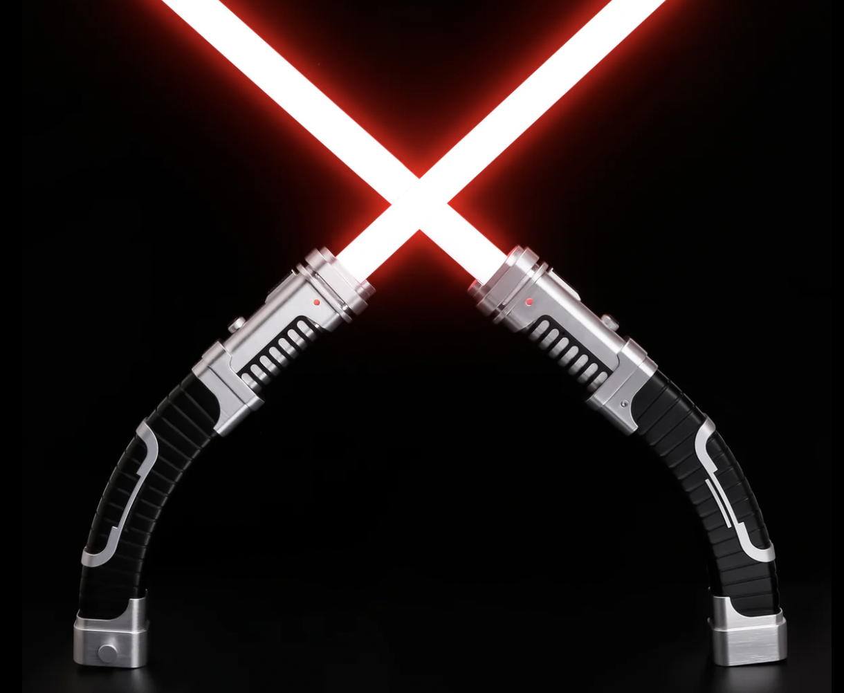 Asajj Ventress: The Curved Dual Lightsabers | Timeblade Guild