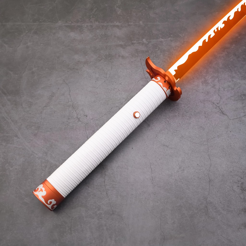 Demon Slayer Rengoku Nichirin Lightsaber | Timeblade Guild
